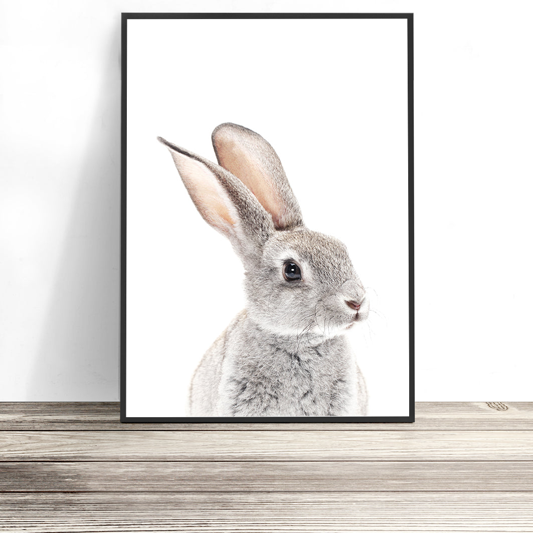Buy Bunny Print | Rabbit Nursery Poster | Kids Room Wall Art Australia ...